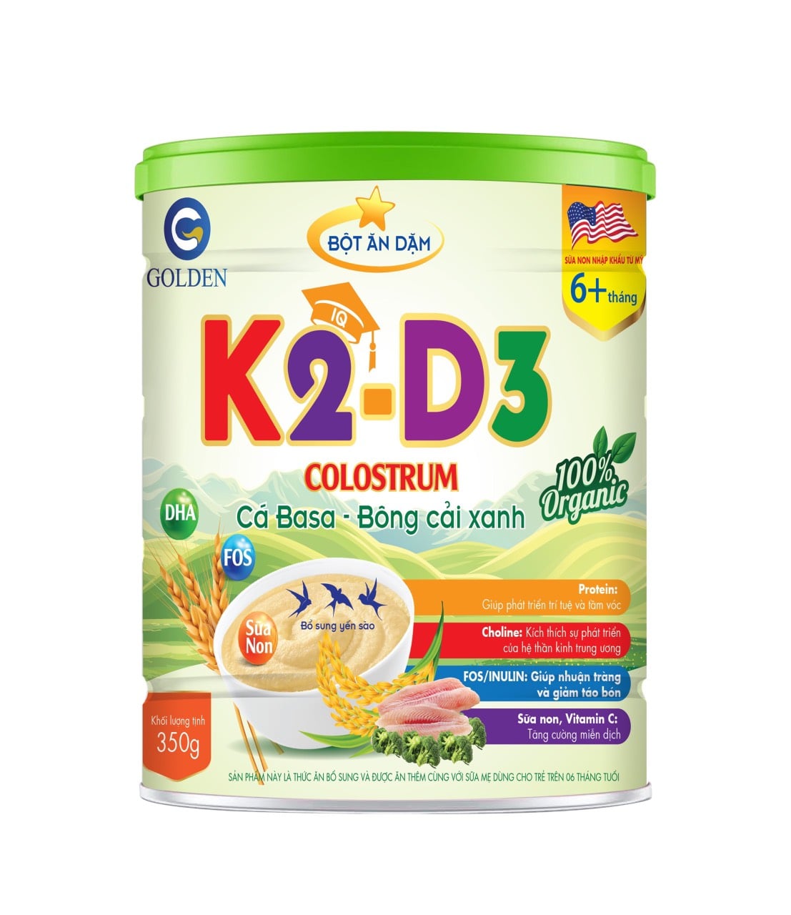 K2 D3 COLOSTRUM CÁ BA SA BÔNG CẢI XANH – CÔNG TY CỔ PHẦN DƯỢC PHẨM DINH ...